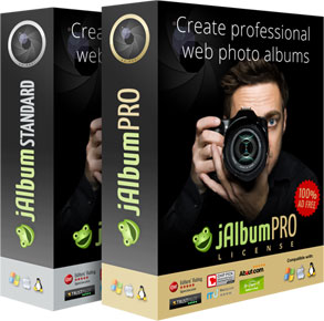 jAlbum - Free Photo Gallery Website Software