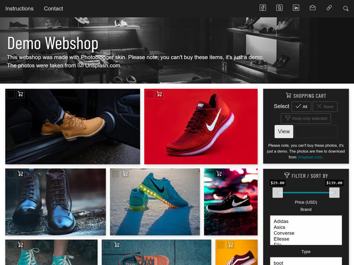 Client Photo Gallery Online for Photographers | jAlbum